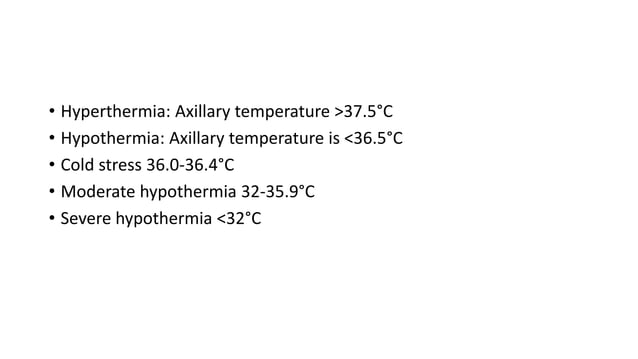 Thermoregulation in newborn | PPTX | Parenting Babies and Toddlers ...