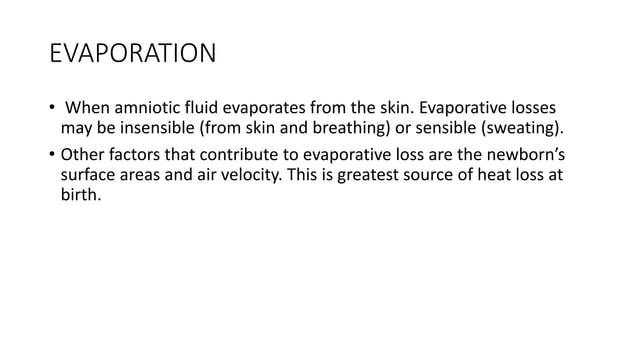 Thermoregulation in newborn | PPTX | Parenting Babies and Toddlers ...