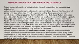 THERMOREGULATION IN VERTEBRATES.pptx