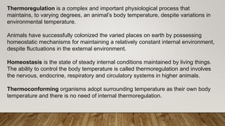 THERMOREGULATION IN VERTEBRATES.pptx