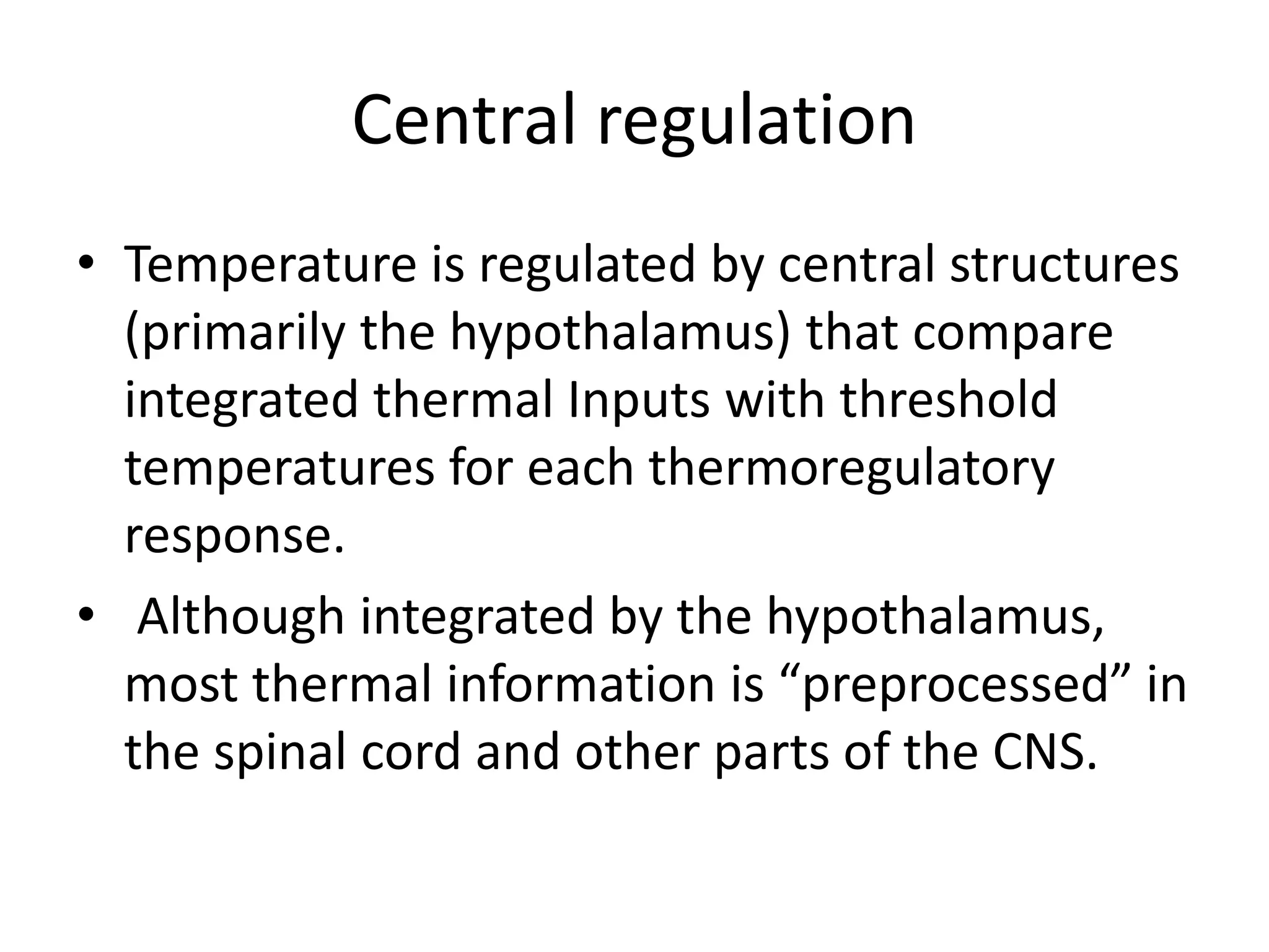 Thermo regulation – physiology temperature monitoring | PPTX