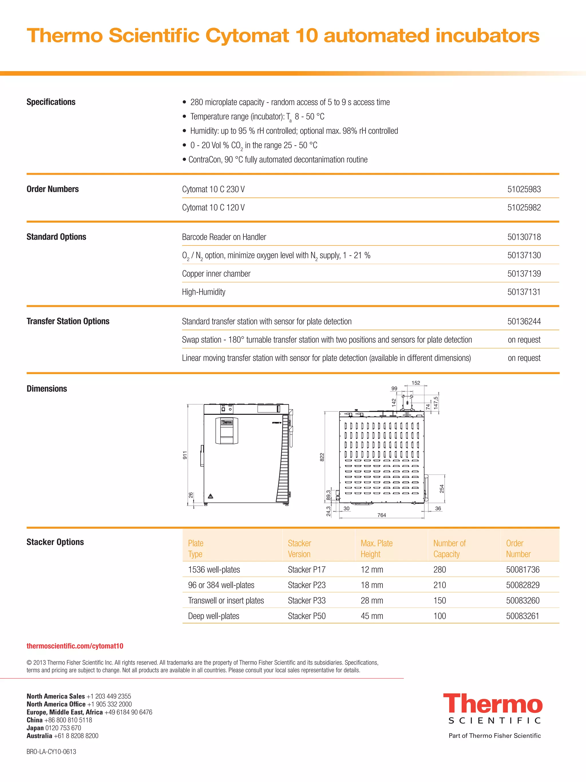 Thermo Scientific Cytomat 10 brochure | PDF
