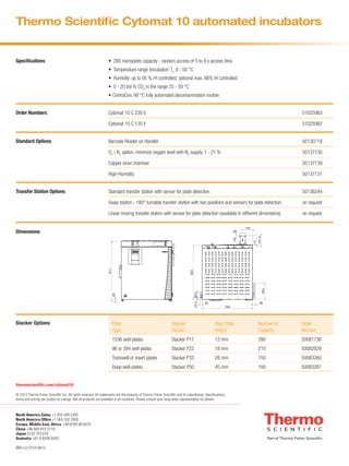 Thermo Scientific Cytomat 10 brochure | PDF