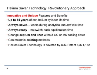 Chromatography: Optimize Helium Usage with the Thermo Scientific Helium ...