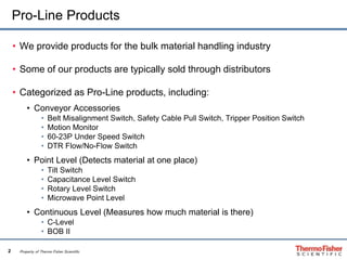 Thermo scientific pro line overview - sales training | PPT