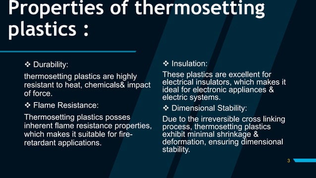 Thermosetting Plastic.pptx | Chemistry | Science
