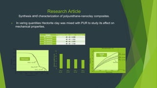 Thermosetting polyurethane including foam grades | PPTX