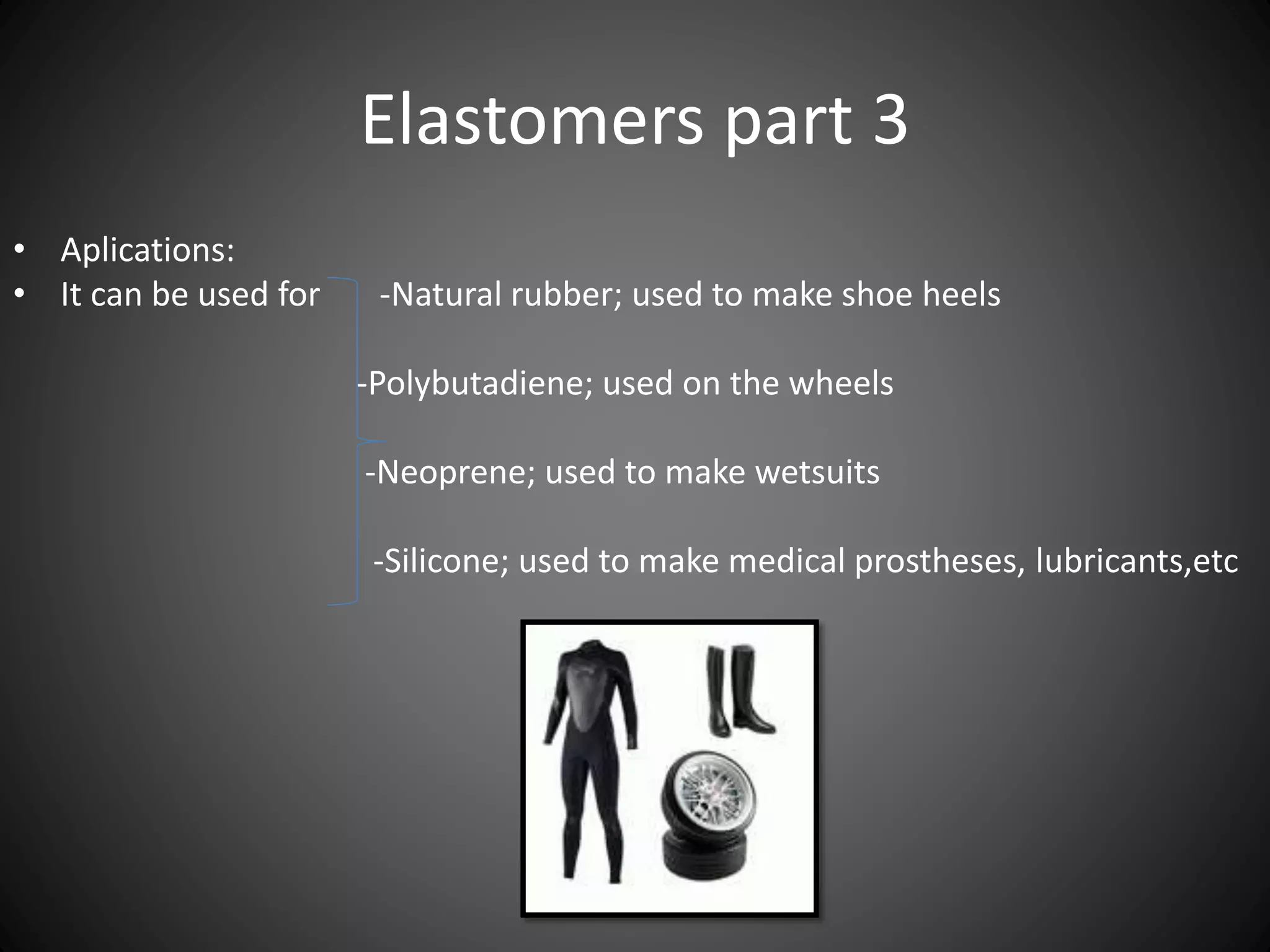 Thermosetting, thermoplastics and elastomers | PPTX