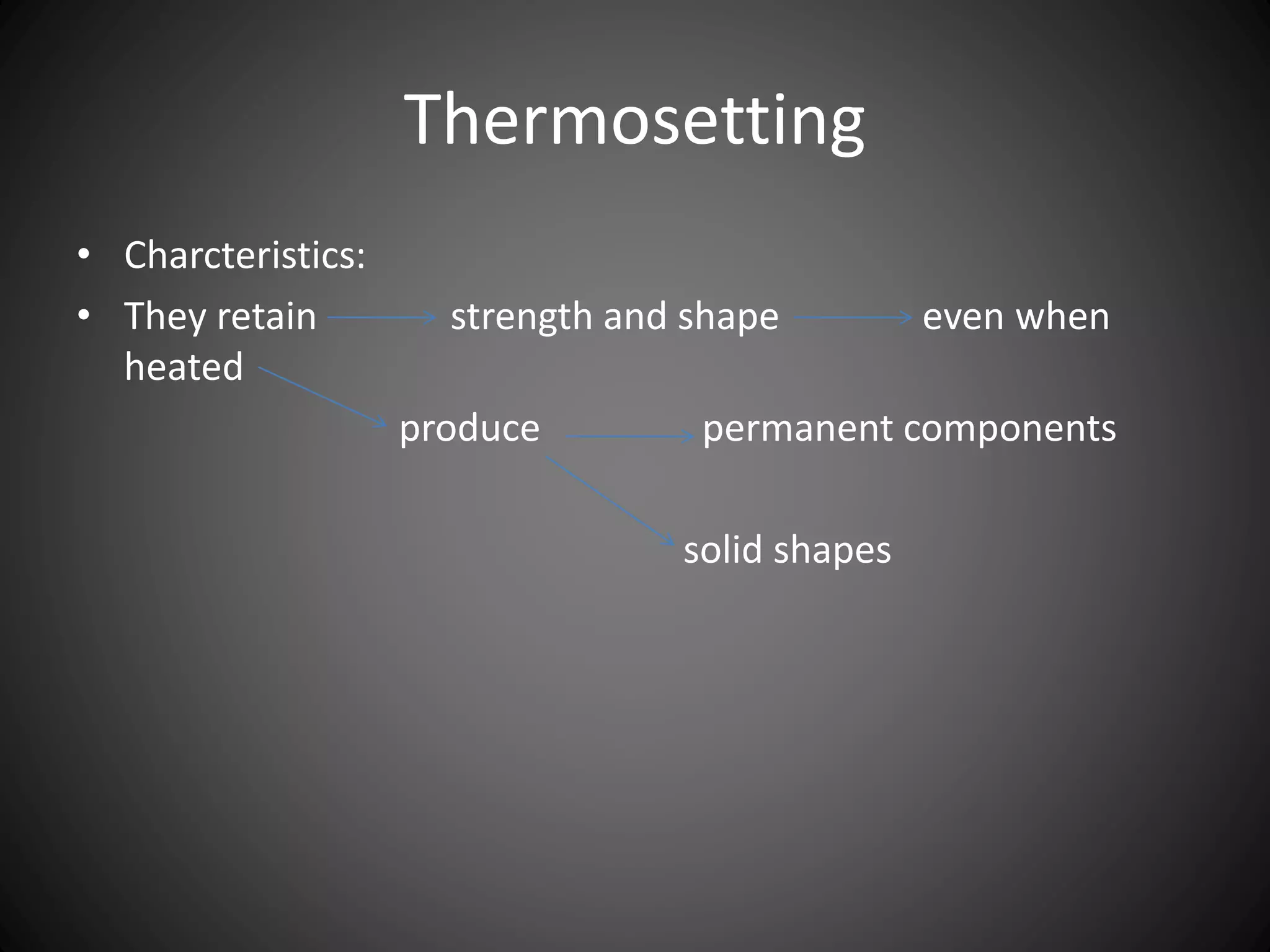 Thermosetting, thermoplastics and elastomers | PPTX