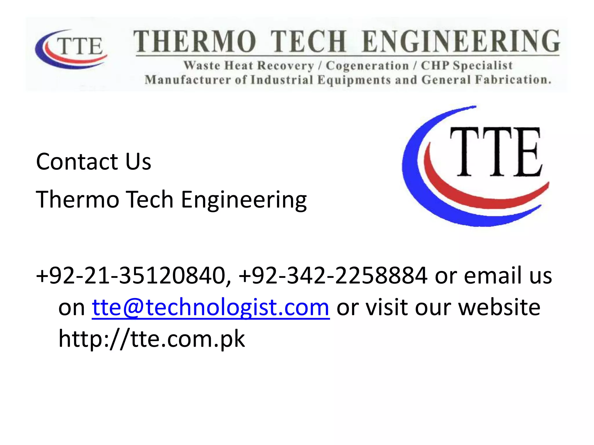 Thermo Tech Engineering (Tte) | PPT
