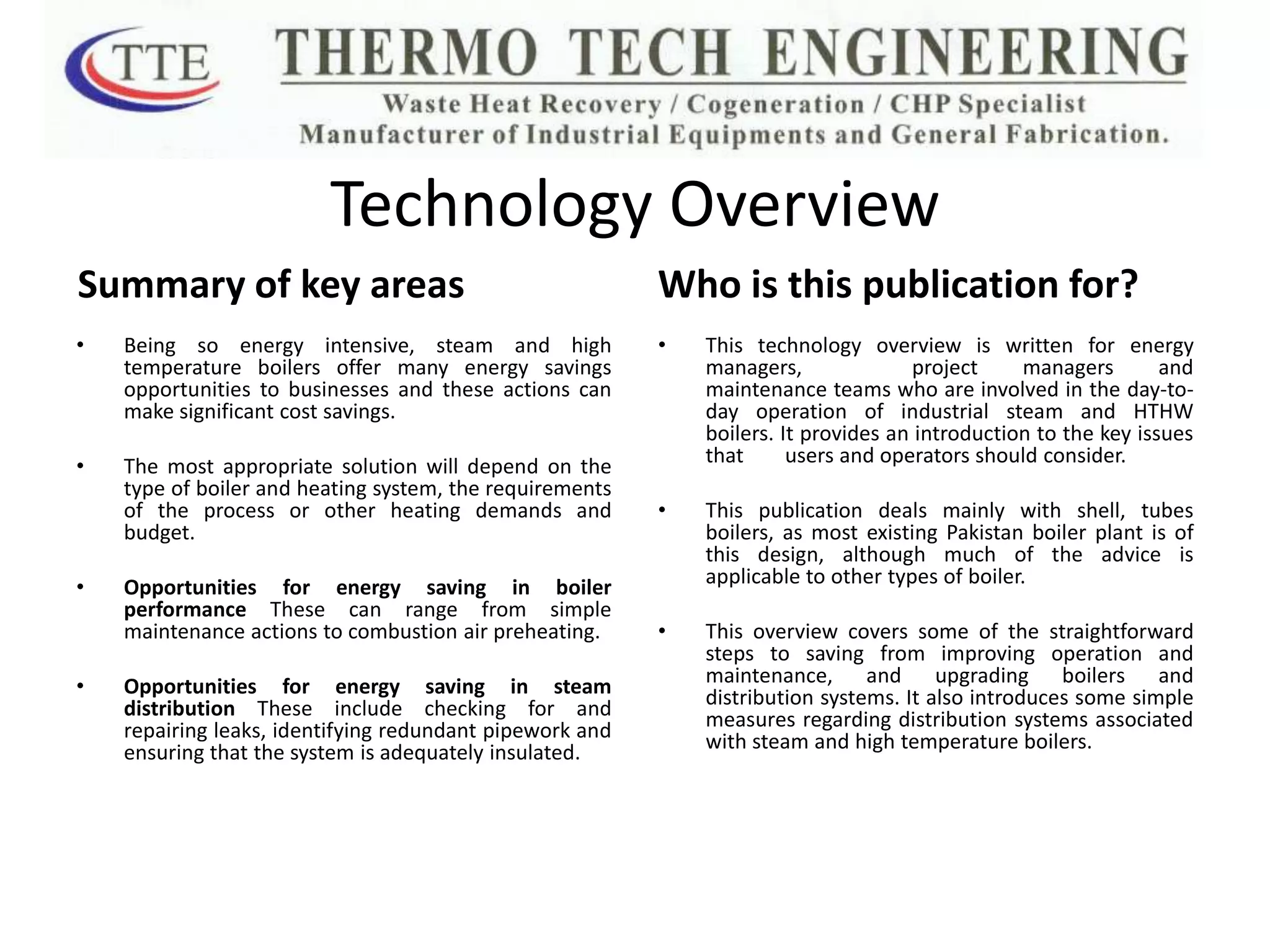 Thermo Tech Engineering (Tte) | PPT
