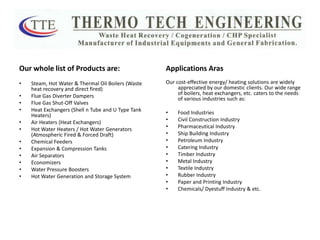 Thermo Tech Engineering (Tte) | PPT