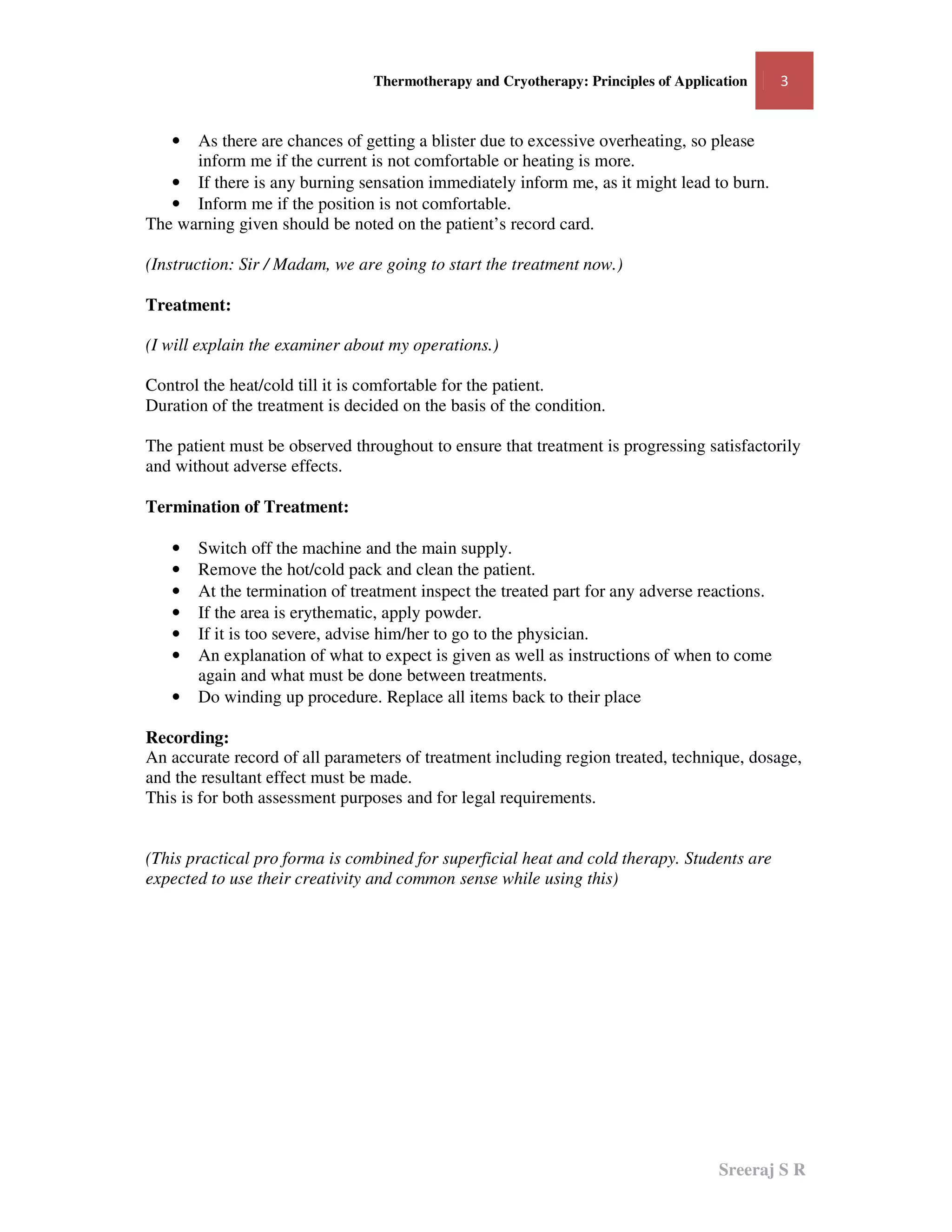 Thermotherapy and cryotherapy principles of application | PDF