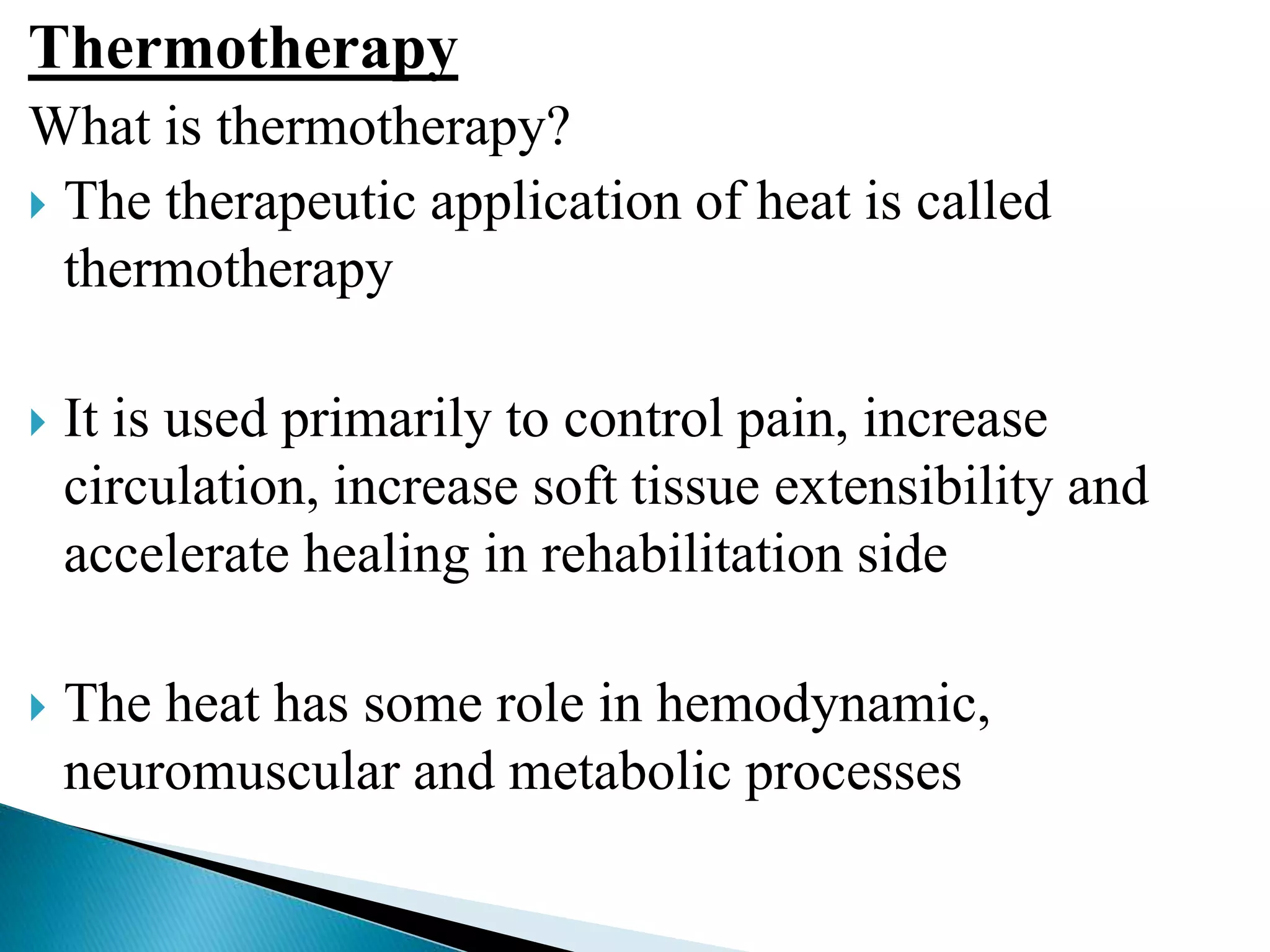 Thermotherapy | PPTX