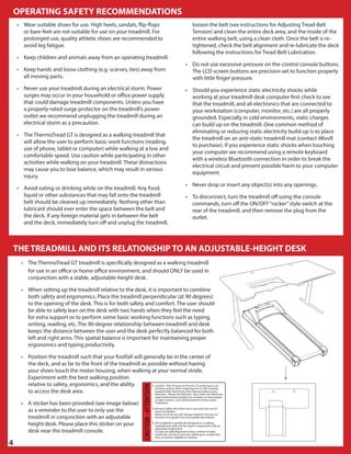 ThermoTread GT Office Treadmill Owner's Manual | PDF