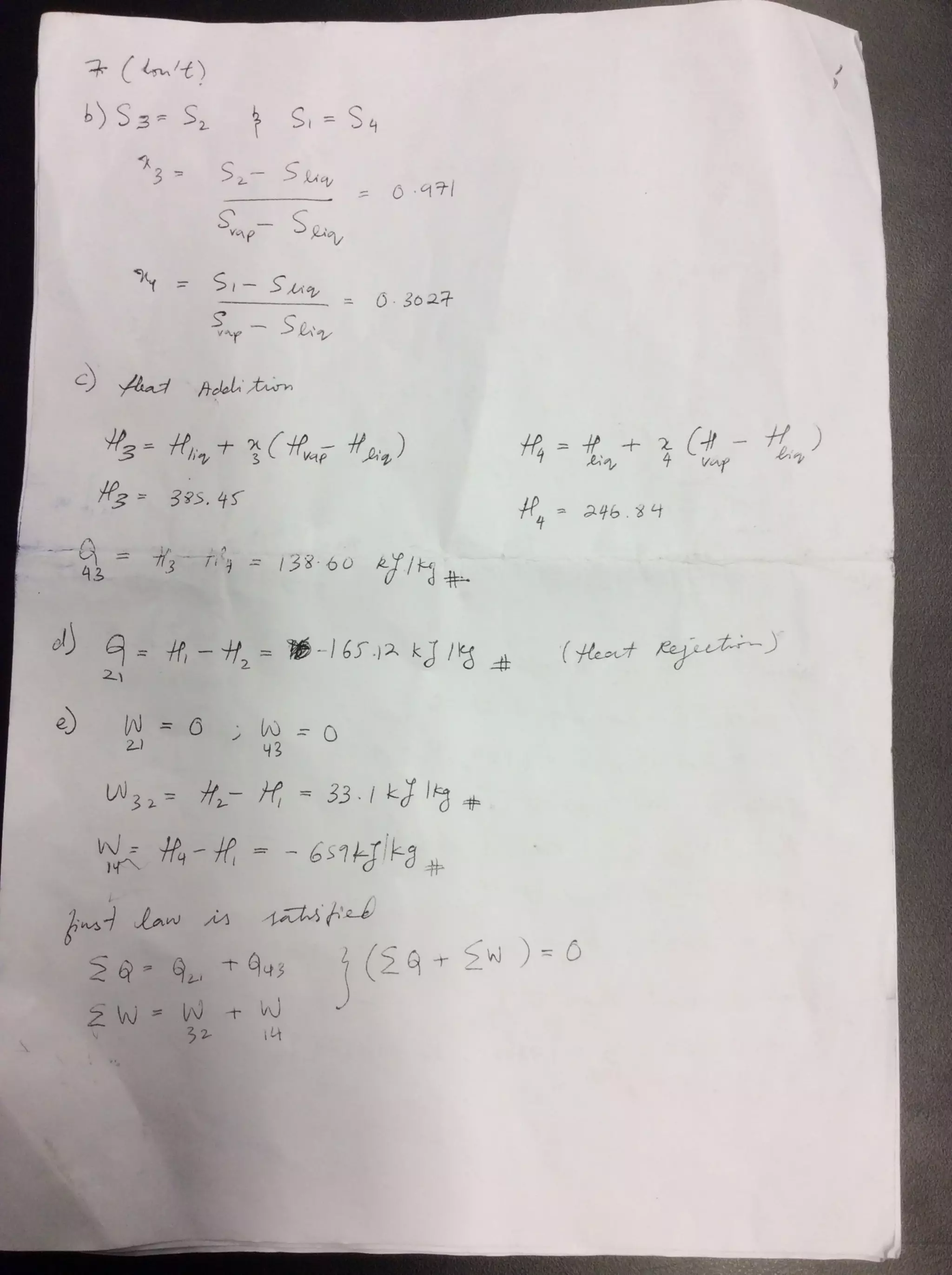 Thermo tutorial 2_solution | PDF