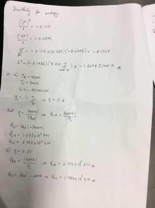 Thermo tutorial 2_solution | PDF