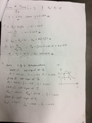 Thermo tutorial 2_solution | PDF