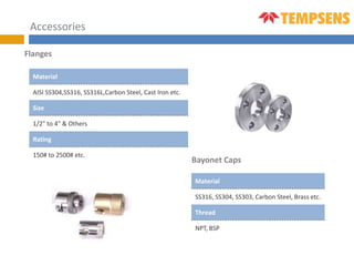Thermowells & Accessories | PPTX