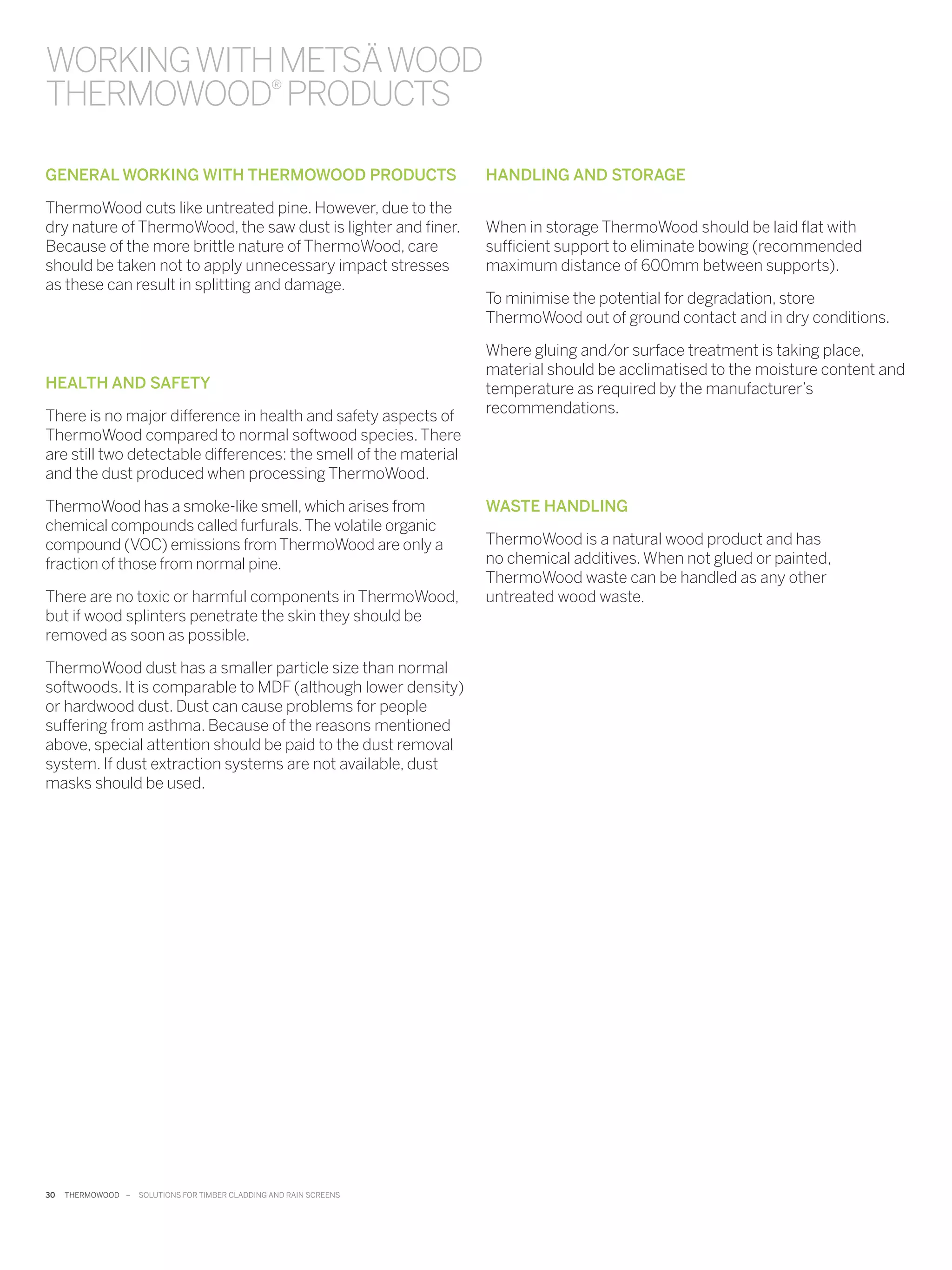 Thermowood main-brochure | PDF