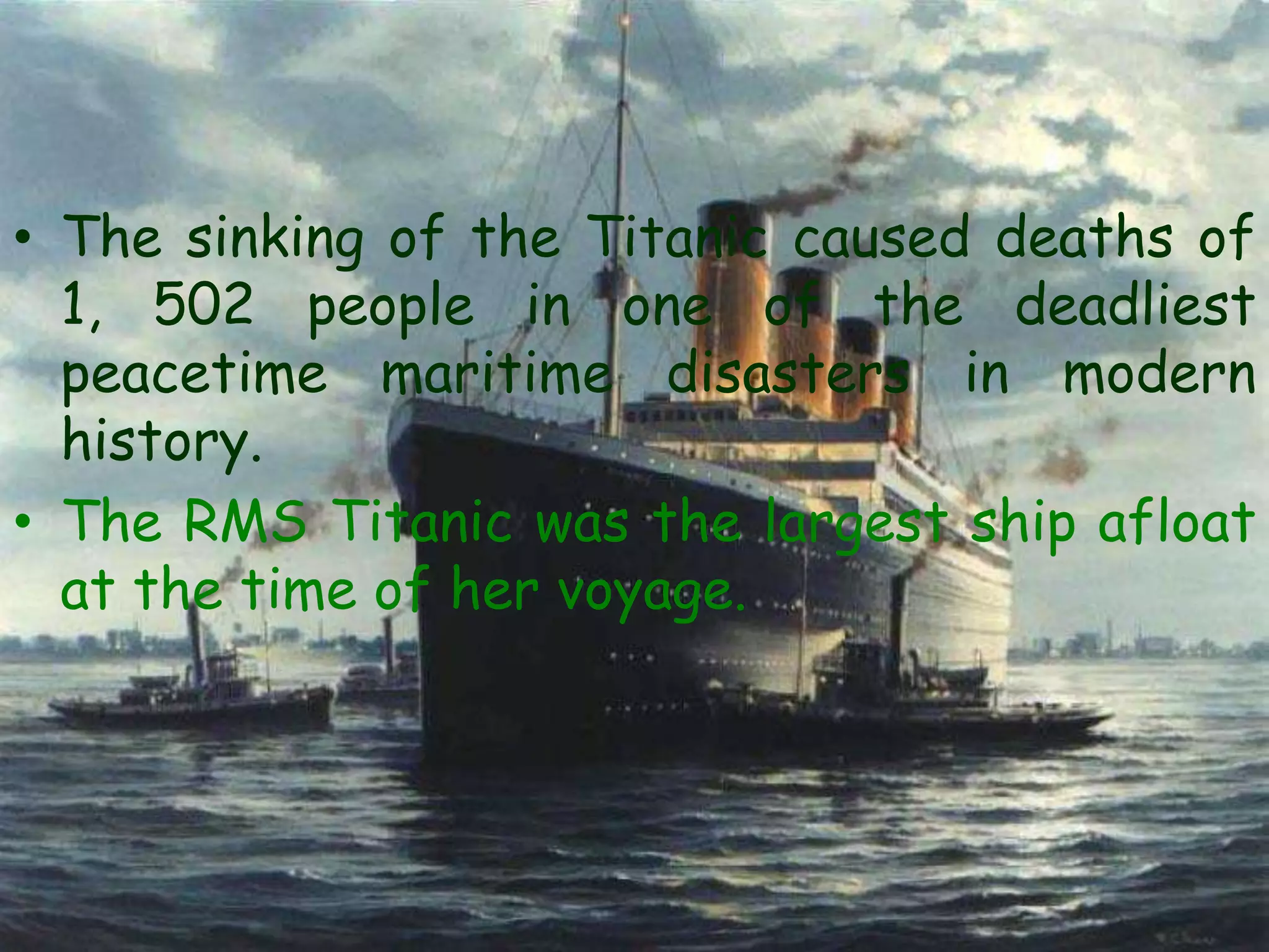 The RMS Titanic | PPTX