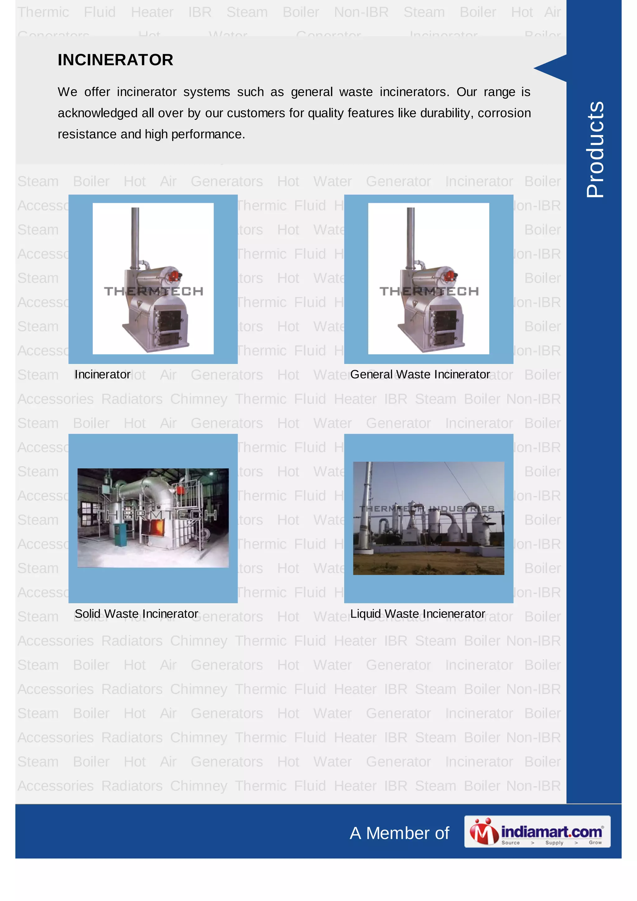 Thermtech Industries, Ahmedabad, Industrial Heaters & Boilers | PDF