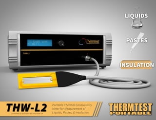 Thermtest thw-l2 | PDF
