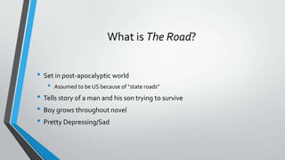 The Road Book Report | PPTX | Drama | Genres