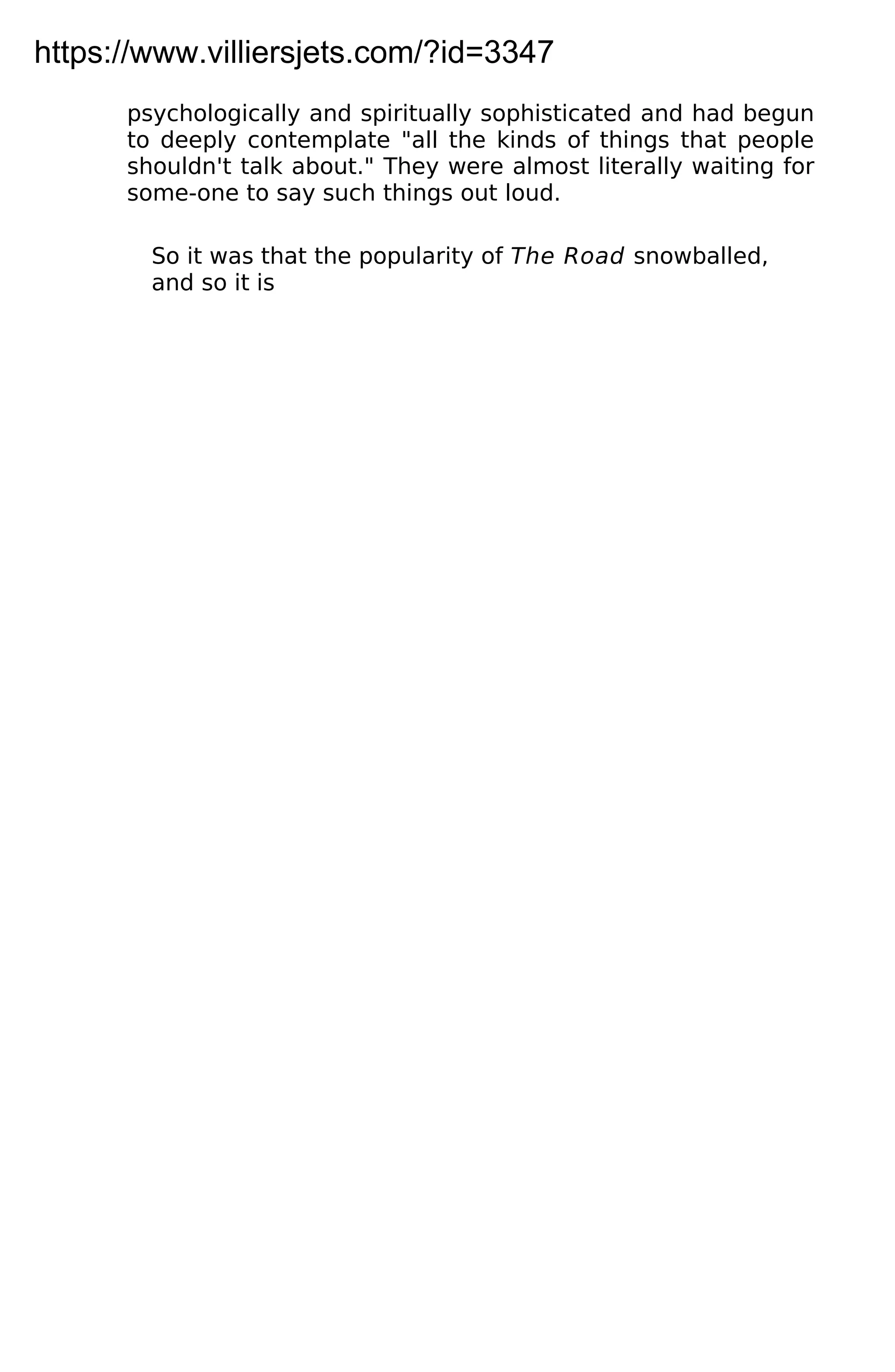 The Road Less Traveled | PDF