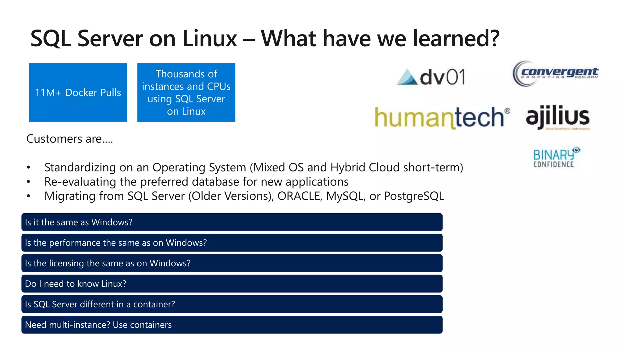 The roadmap for sql server 2019 | PPT