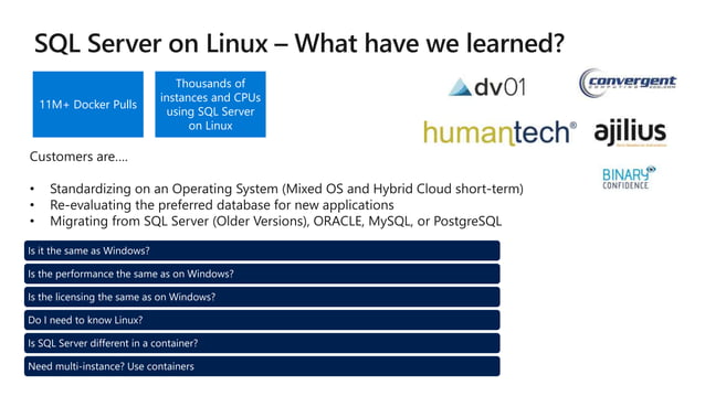 The roadmap for sql server 2019 | PPT
