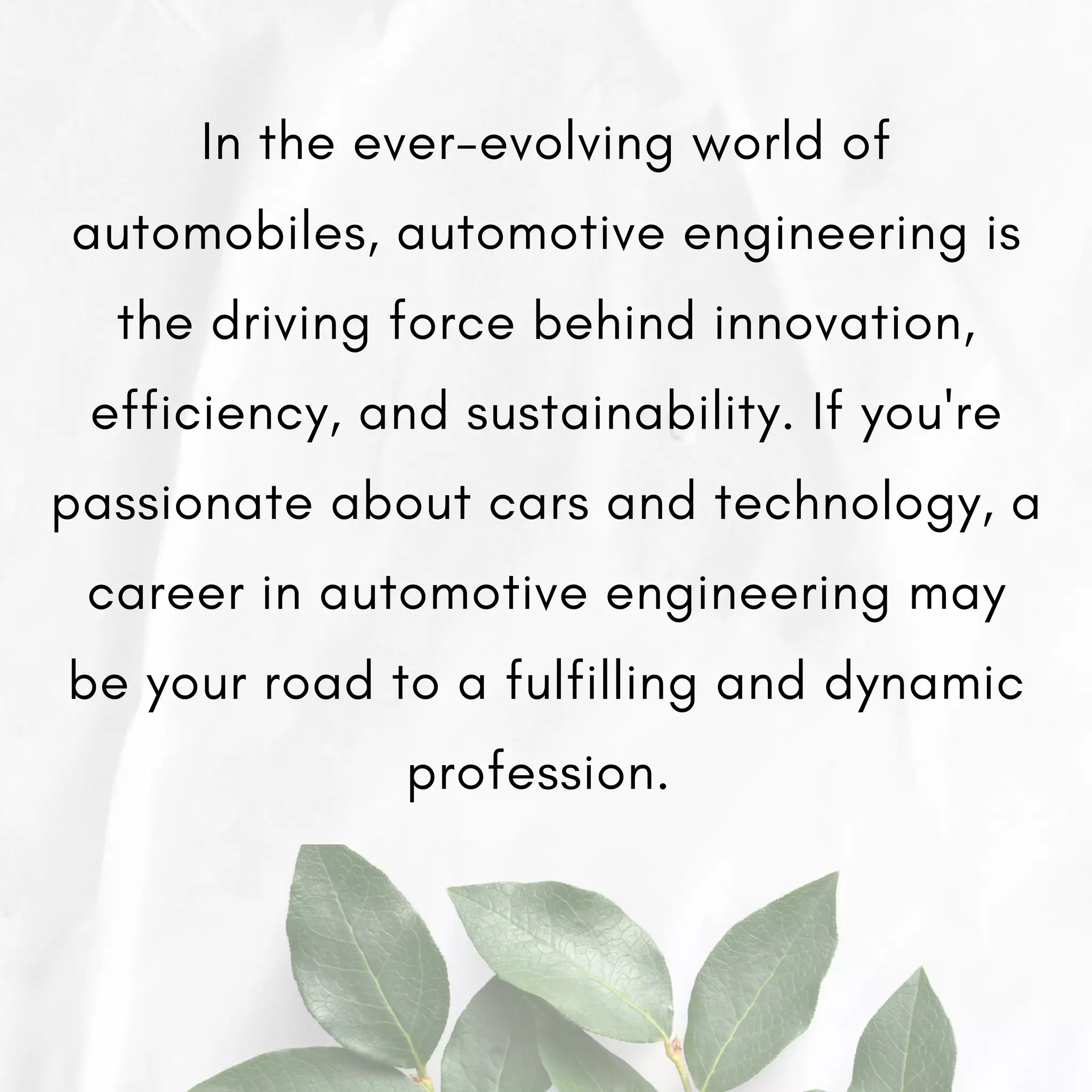 The Roadmap to a Thriving Automotive Engineering Career - Bicark.com