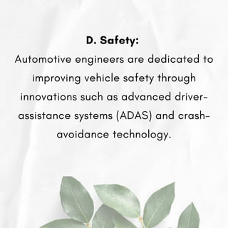 The Roadmap to a Thriving Automotive Engineering Career - Bicark.com