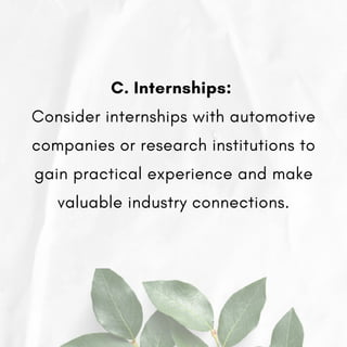 The Roadmap to a Thriving Automotive Engineering Career - Bicark.com