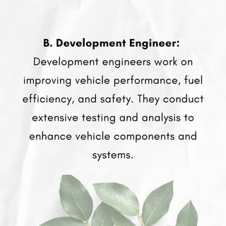 The Roadmap to a Thriving Automotive Engineering Career - Bicark.com