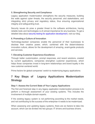 The Roadmap to Success with Legacy Application Modernization | PDF