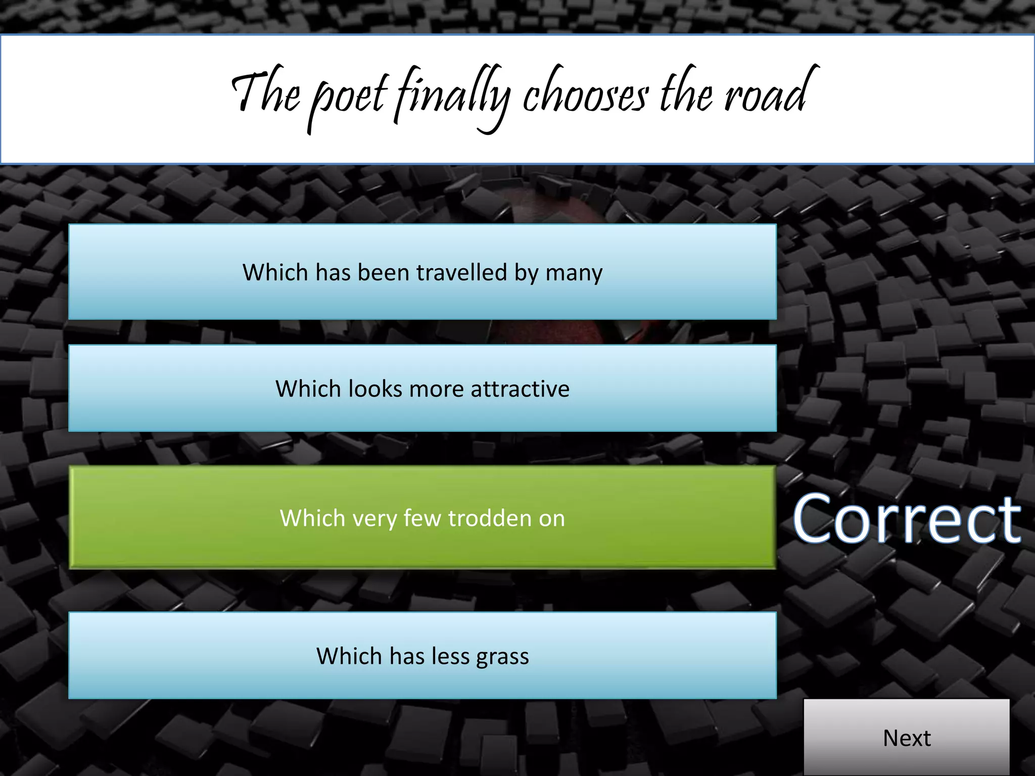 The Road Not Taken By Robert Frost PowerPoint Presentation with ...