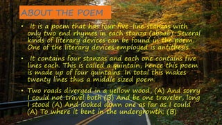 The road not taken | PPTX