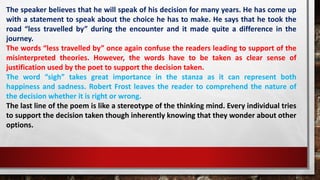 The road not taken | PPT