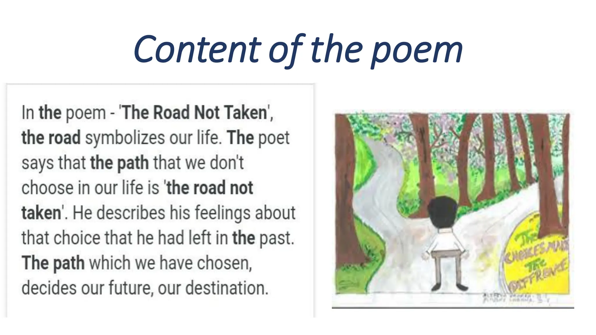 The Road not Taken - A Poem by Robert Frost.pdf | Poetry | Books and ...