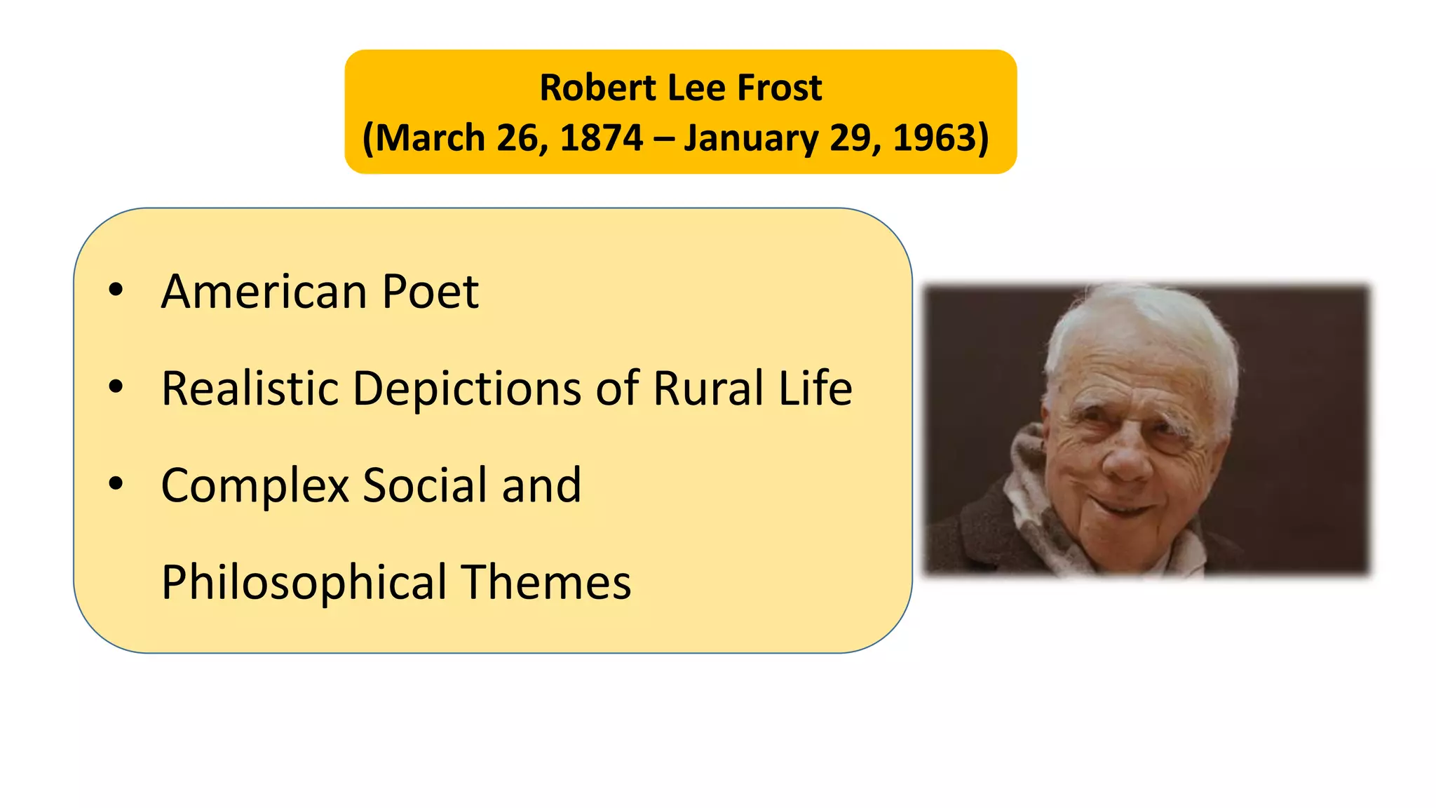 The Road Not Taken - Poem - Robert Frost | PPTX