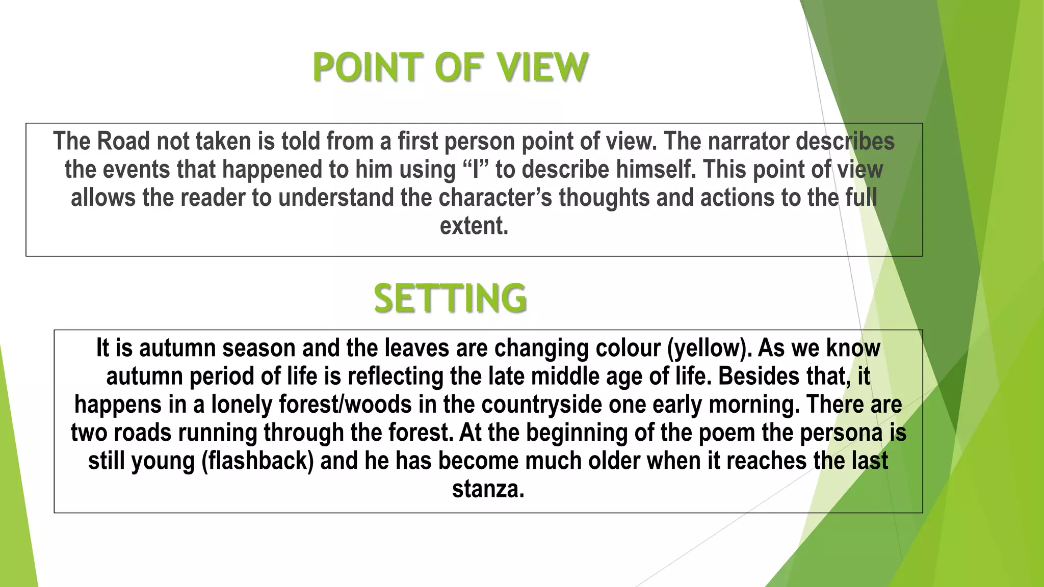THE ROAD NOT TAKEN Poem by Robert Frost.pptx