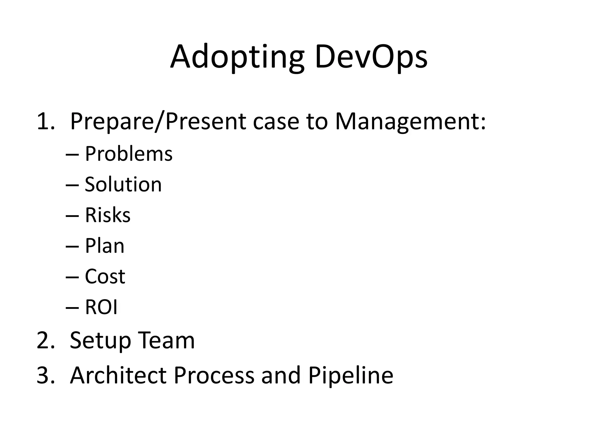 The Road to DevOps V3 | PPT