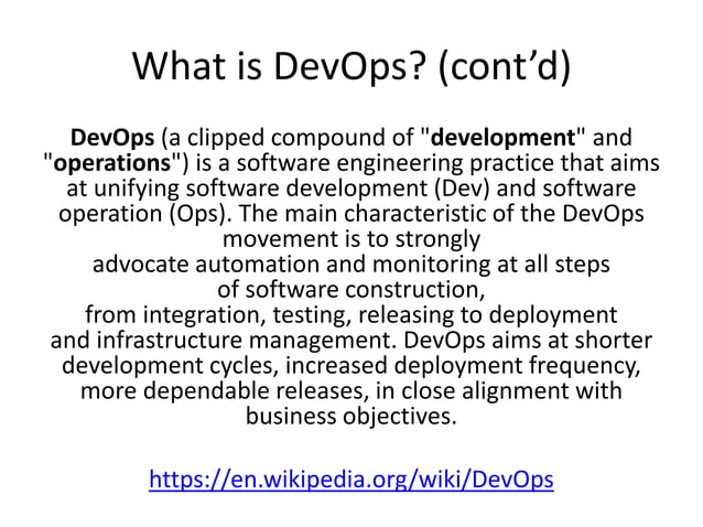 The Road to DevOps V3 | PPT