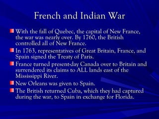 Sections 1 & 2: The Road to Independence | PPT