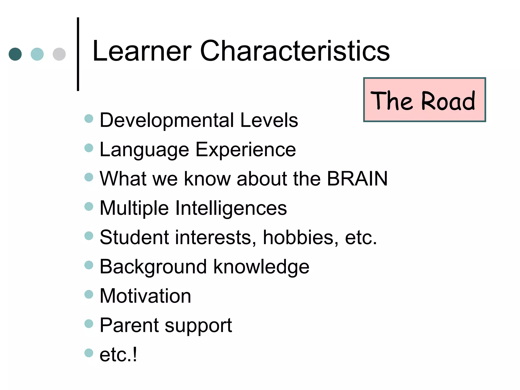 The Road To Language Learning | PPT