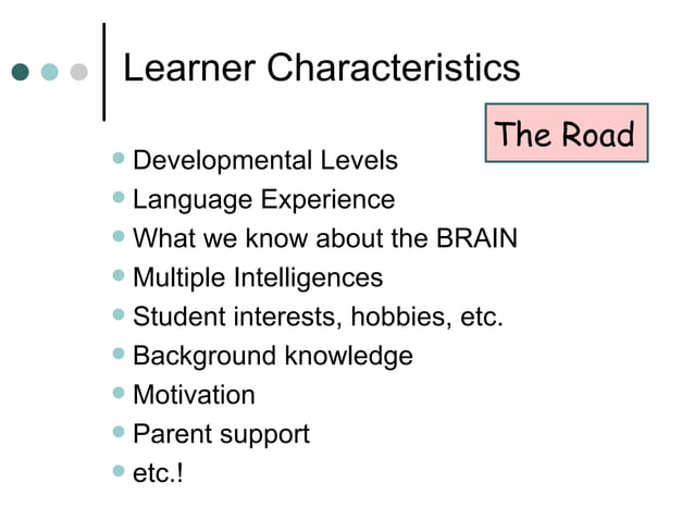 The Road To Language Learning | PPT