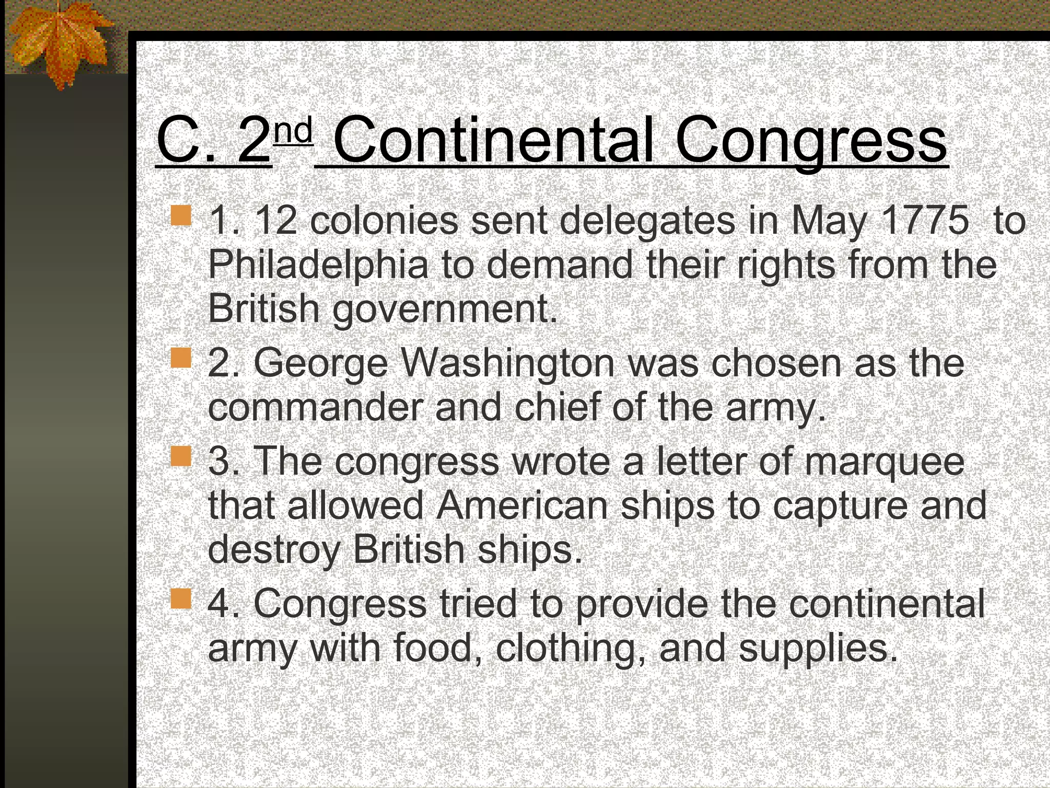 The road to revolution and victory review notes | PPT