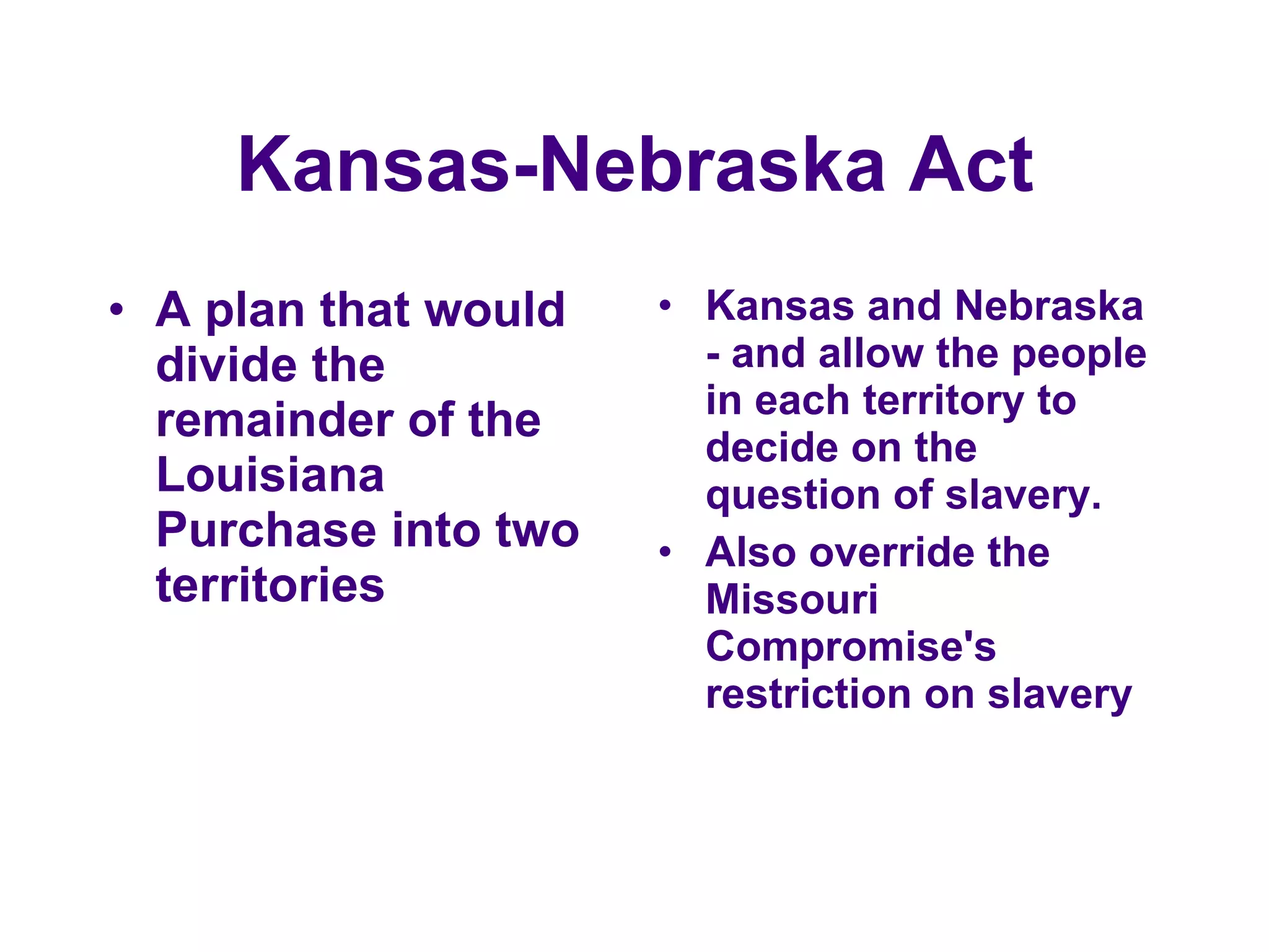 The Road To The Civil War | PPT