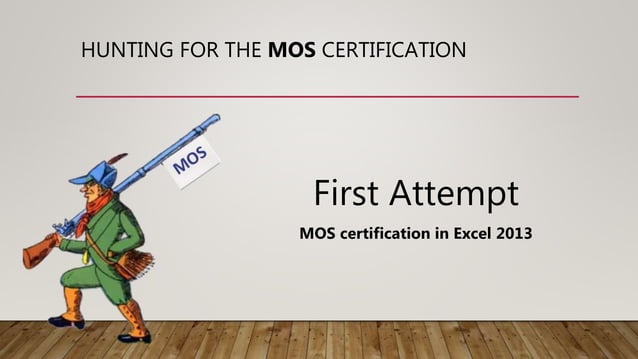 The road to the MOS Certification (2013 and 2016). A real-Life Odyssey ...